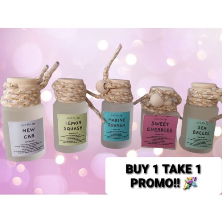 BUY 1 TAKE 1 CAR HANGING DIFFUSER / AIR FRESHENER / OIL BASED SCENT | Lazada PH