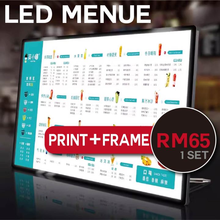 LED Menu A2 A3 A4 | LED Signboard | Countertop Light Board | A3 A4 LED Light Box | LED Display ...