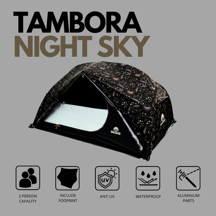 Tenda Big Adventure Tambora 2 REBORN Camping Outdoor Hiking Dome Tent ...