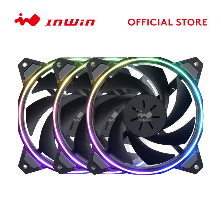 InWin Sirius Loop ASL120 120MM ARGB Chassis Fan Pack of 3 (ASL120FAN ...