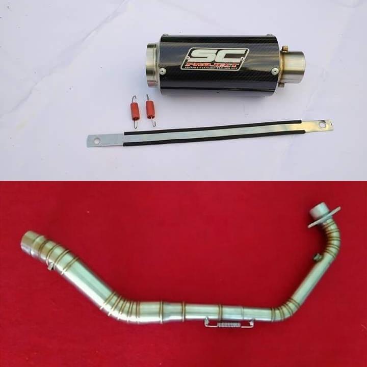 Knalpot Racing Resmi SC Project Carbon For Motor Suzuki Satria Fu ...