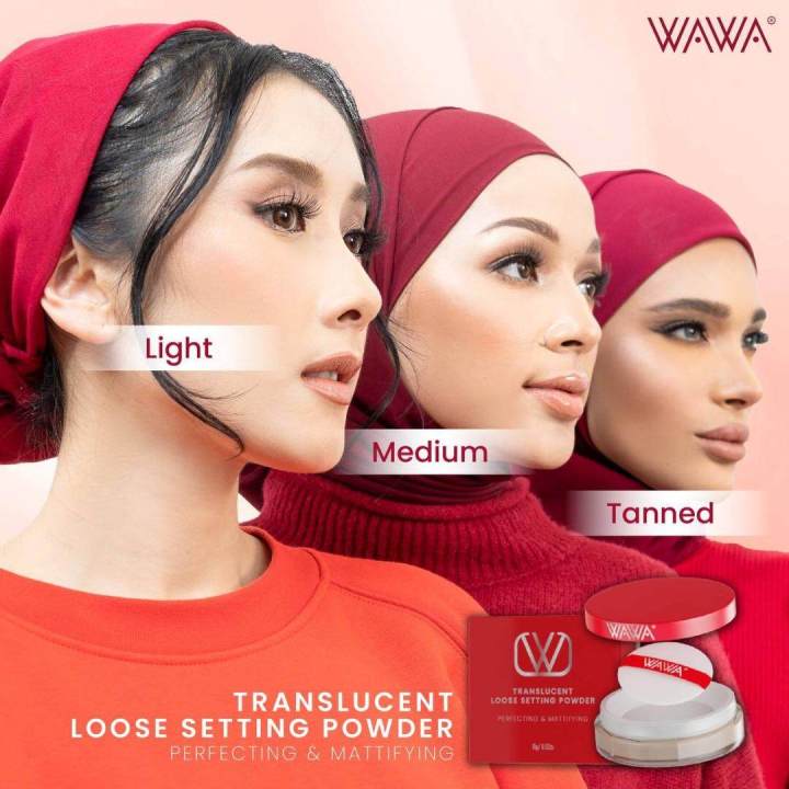 WAWA LOOSE POWDER 💯ORIGINAL ‼‼POST HARINI ESOK SAMPAI‼‼ | Lazada
