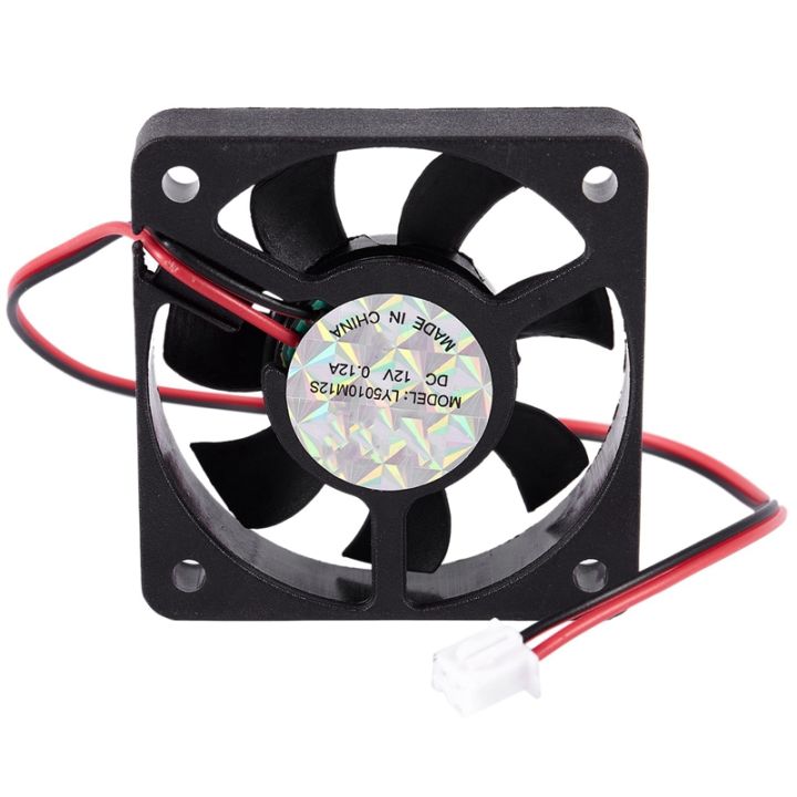 50mm 12V 2Pin 4000RPM Sleeve Bearing PC Case CPU Cooler Cooling Fan ...