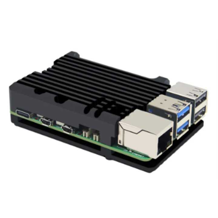 【Seasonal Sale】 Raspberry Pi 5 Aluminum Case Dual Cooling Fan Optional ...