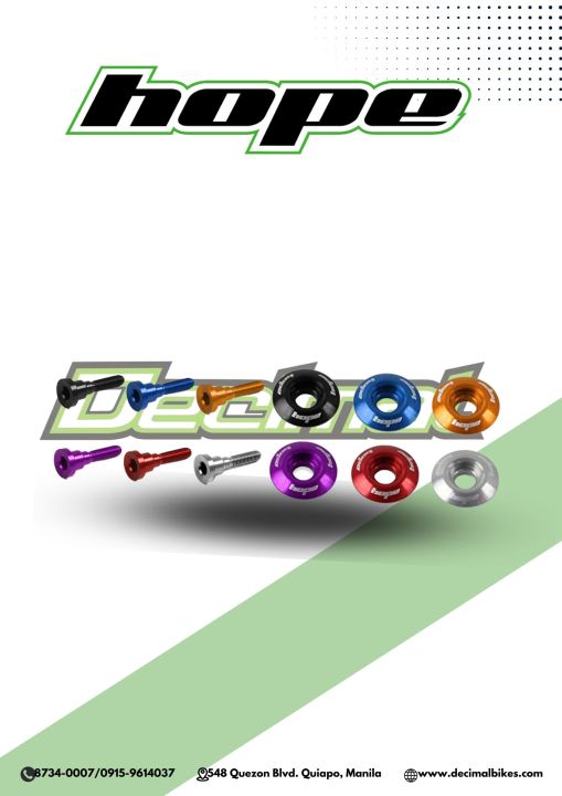 Hope Top Gap Cap and Bolt for Headset | Lazada PH