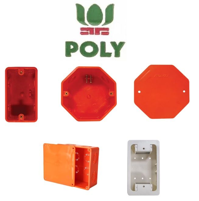 PVC POLY UTILITY BOX POLY JUNCTION BOX POLY SQUARE BOX ROYU AMCO BOX ...