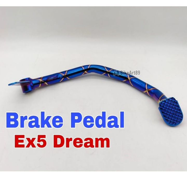 Brake Pedal EX5 Dream Titanium HONDA EX5 HI POWER HP HIGH DREAM PADDLE ...
