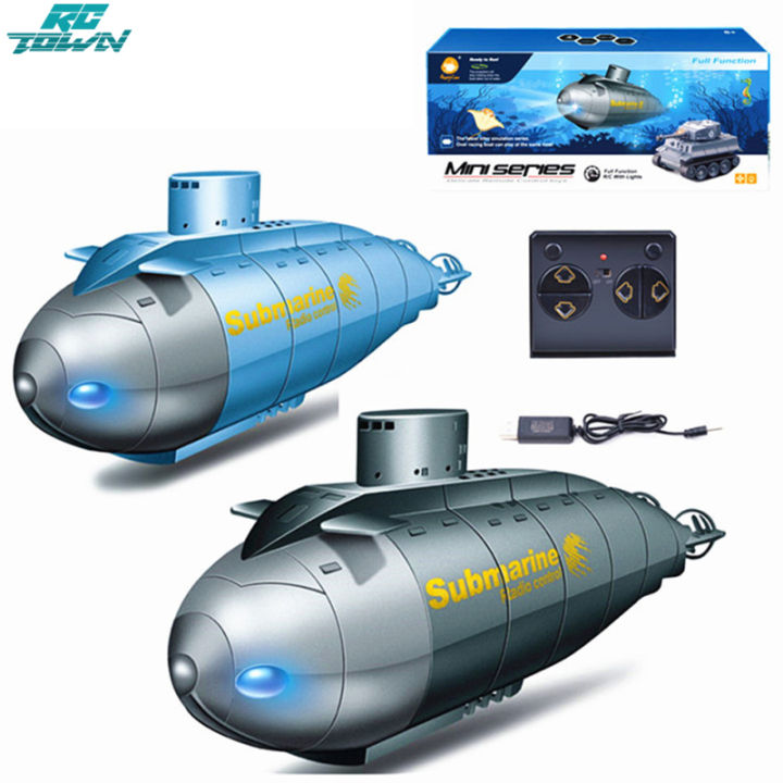 Wireless Remote Control Submarine Simulation 6 Channels Electric Remote ...