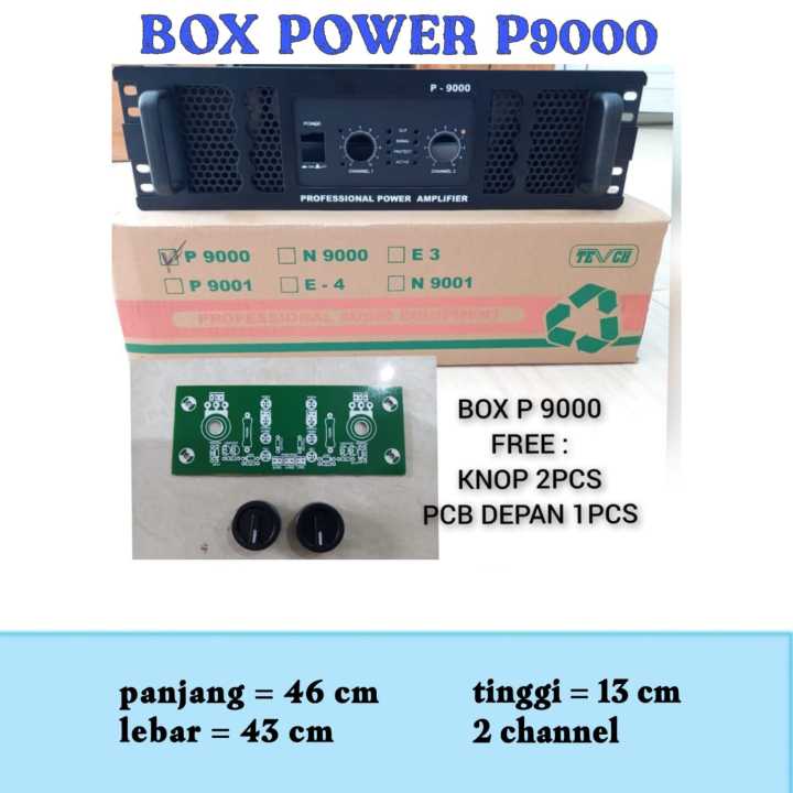 BOX POWER AMPLIFIER 3U P 9000 box power p9000 P9000 | Lazada Indonesia
