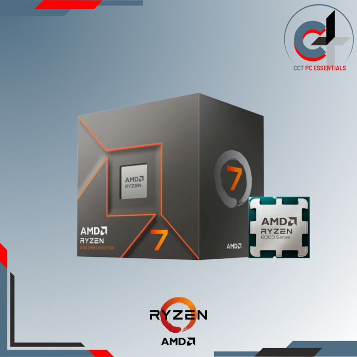 AMD RYZEN 7 8700F Desktop Processor | With WRAITH STEALTH INCLUDED | AM5 Socket | 8 CPU Cores ...