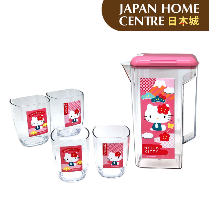 Hello Kitty Pitcher with 4 Cups 1550ml [Japan Home] | Lazada PH