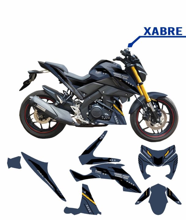 Decal motor XABRE fullbody variasi striping motor xabre keren motif ...