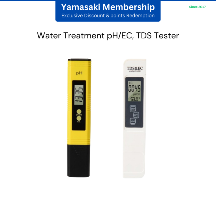 Water Treatment PH Meter + TDS EC Meter | pH tester EC tester 004 ...