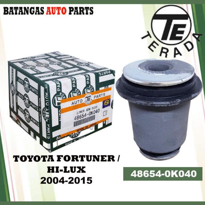 TERADA FRONT LOWER ARM BUSHING TOYOTA FORTUNER / HI-LUX 2004-2015 48654 ...