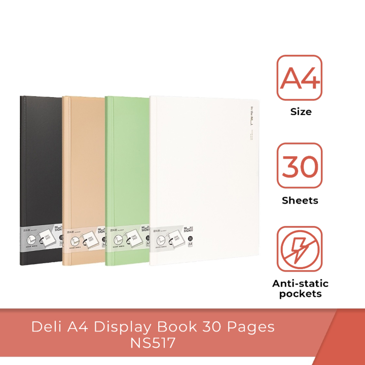 Deli A4 Display Book 30 Pages NS517 | Lazada PH
