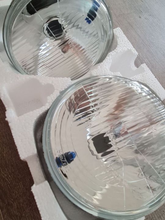 Headlamp assembly round H4 headlight universal (GLASS) | Lazada PH