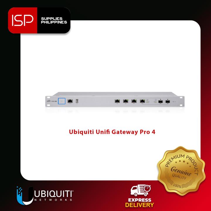 Ubiquiti Unifi Gateway Pro 4 - USG Pro4 - Dual WAN - Bandwidth Manager - Hotspot Router - Switch ...