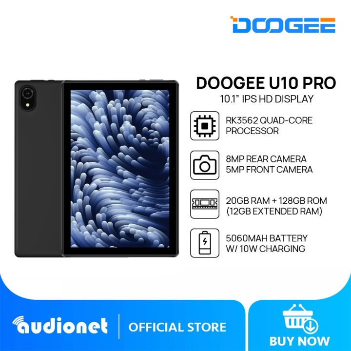 Doogee U10 Pro Tablet | 20GB RAM (+12GB Extended) + 128GB | Quad-Core ...