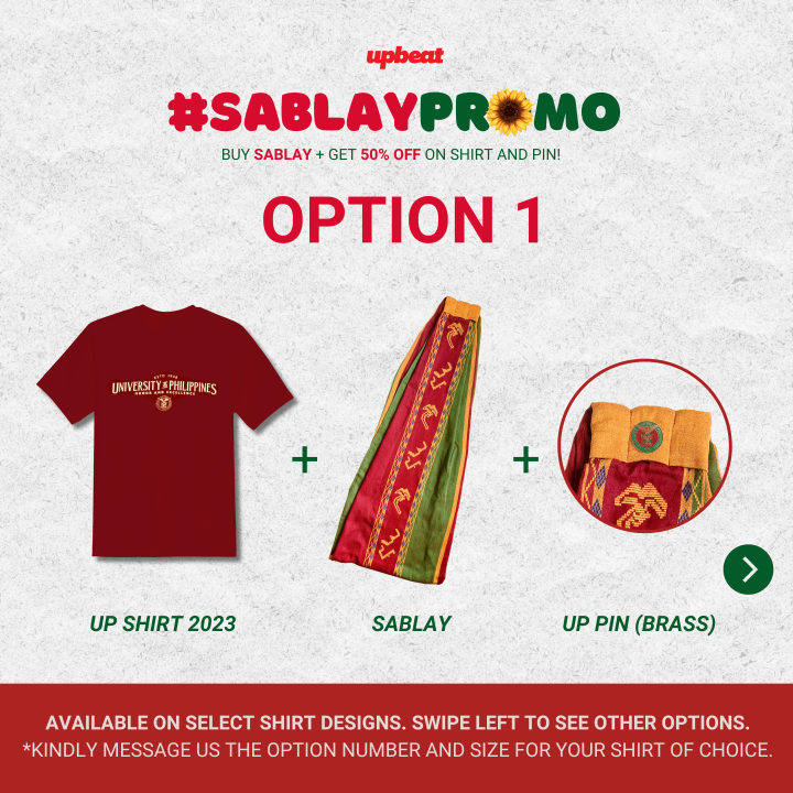 UPBEAT-University of the Philippines-Sablay Promo-Full habi | Lazada PH