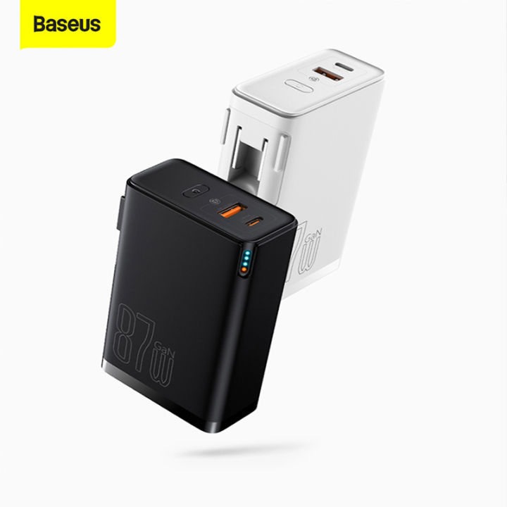 Baseus Charger GaN 2 In 1 Energy 87W Quick Charger Notebook | Lazada.co.th