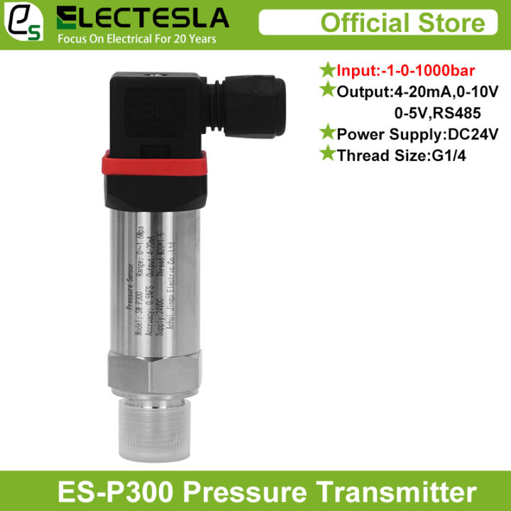 Pressure Transmitter 4 to 20ma Range 0-1000bar 0-10V 0-5V RS485 Output For Water Tank Oil Gas ...