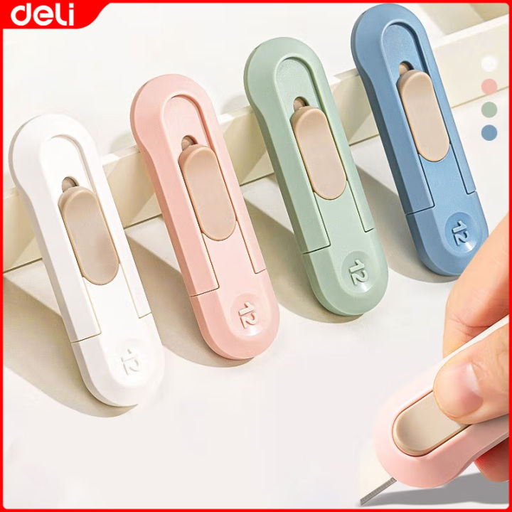 Deli Mini Utility Knife Shaped Box Cutter Paper Envelope Slitter ...