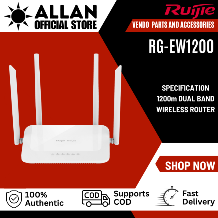 RUIJIE RG-EW1200 1200M Dual-band Wireless Router | Home Router | Lazada PH