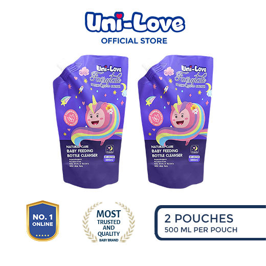 Uni-Love Fairytale Feeding Bottle Cleanser 500ml Pack of 2 | Lazada PH