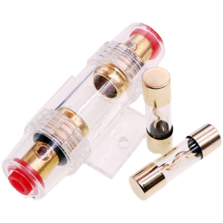 10A 10 Amp Car Stereo Gold Plated AGU Glass Fuses Inline Fuse Ratin ...