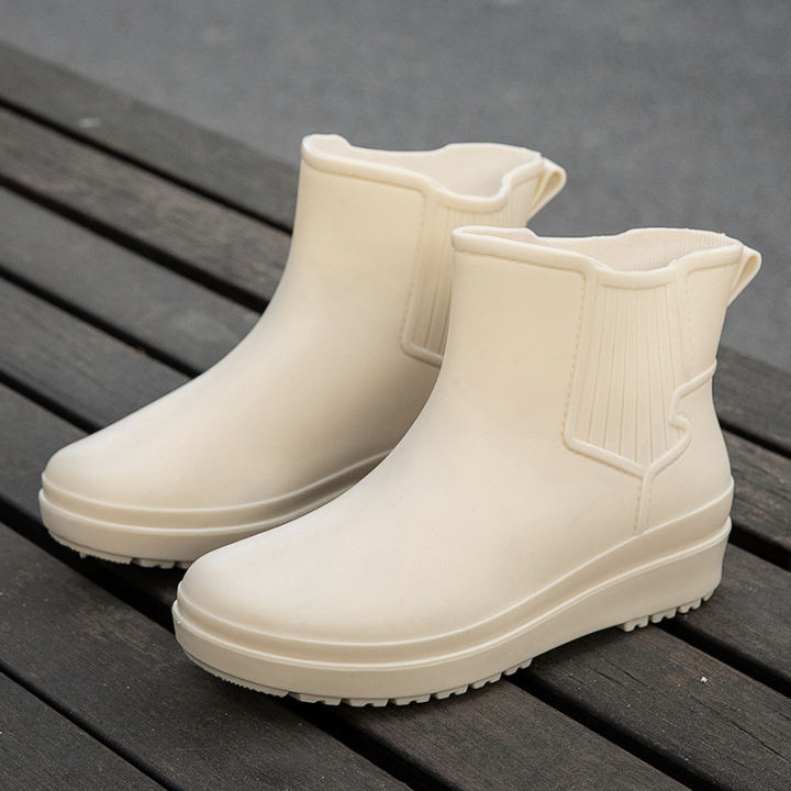 Non-Slip Rain Boots Kitchen Waterproof Shoes Laundry Women's Summer ...