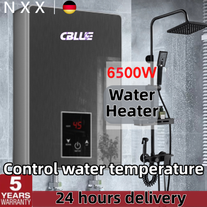 Inxx water heater electric LCD touchscreen instant water heater with ...