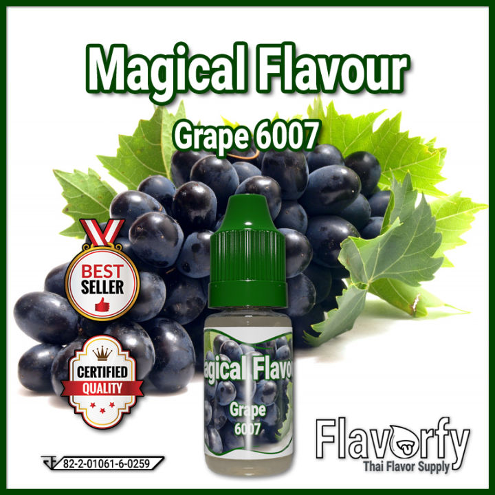 Magical Flavour Grape 6007 - กลิ่นองุ่น 6007 - กลิ่นผสมอาหาร - ผ่านการ ...