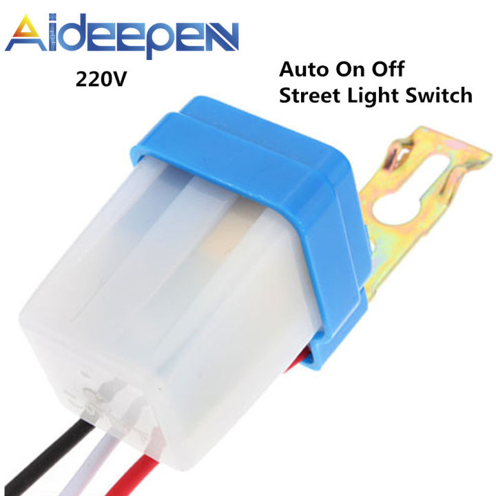 Aideepen สวิตช์เปิด-ปิดอัตโนมัติ12V 24V 220V สวิตช์เซ็นเซอร์ไฟถนนสวิทช์ไฟถนน | Lazada.co.th