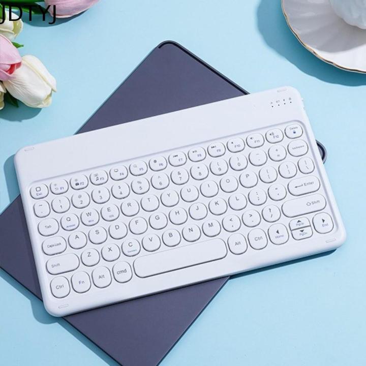 JDTYJ 10 Inch Bluetooth Keyboard Mini Ultra Thin Portable Keyboard ...