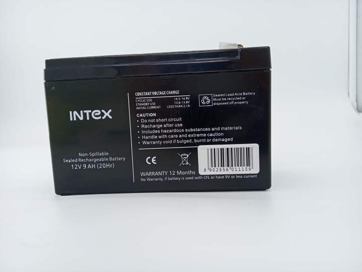Intex UPS Rechargable Battery 9.0ah for IT1500VA and Others | Lazada PH
