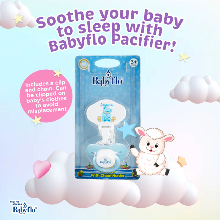 Babyflo Pacifier with Chain Holder | Lazada PH