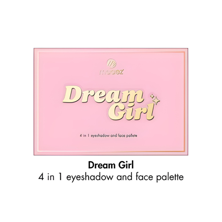 MAAEZ Eyeshadow Pallete 4in1 Dream Girl Pembayang Mata Highlight ...