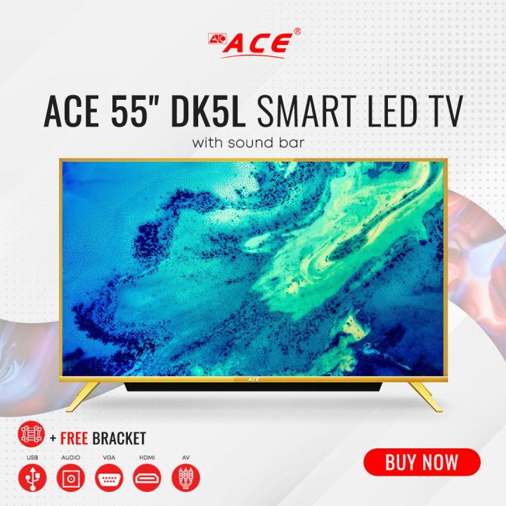 ACE 55" UHD Smart Google TV DK5L (Android 14, Netflix, Youtube ...