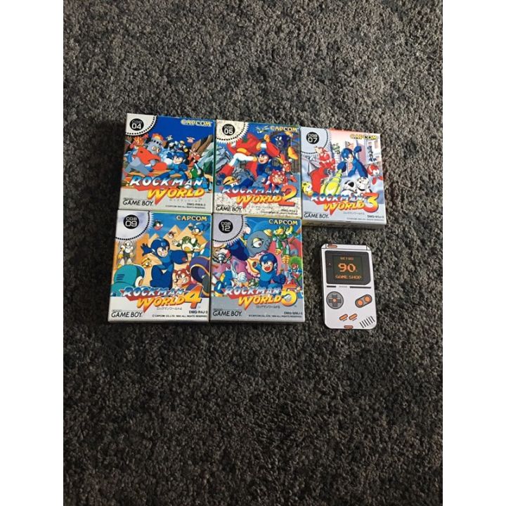 NINTENDO GAME CARTRIDGE BOX ROCKMAN 1-5 JAPAN/FOR GAMEBOY | Lazada.co.th