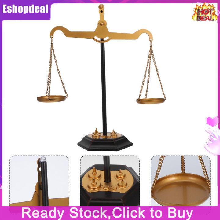 Eshopdeal [New] Metal Tabletop Balance Scale Balancing Scale Decor ...
