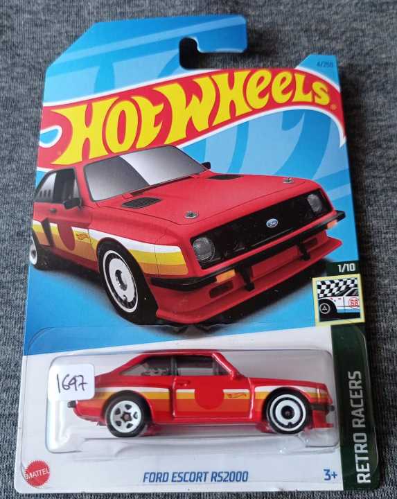 Hot Wheels - Ford Escort RS2000 Retro Racers Red | Lazada Indonesia