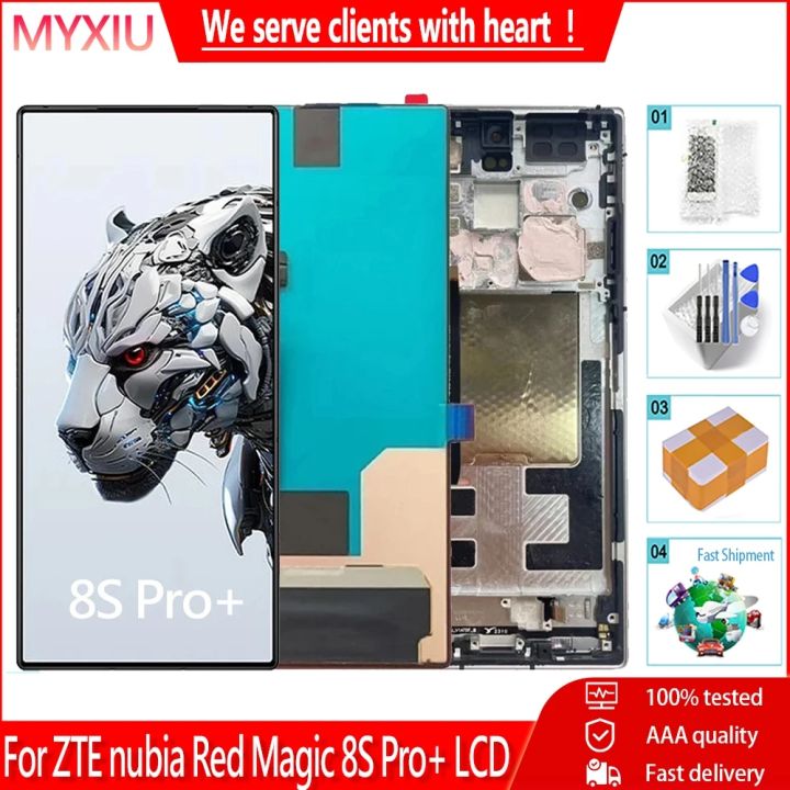 Original 6.8'' For ZTE nubia Red Magic 8S Pro+ LCD Display Touch Screen ...