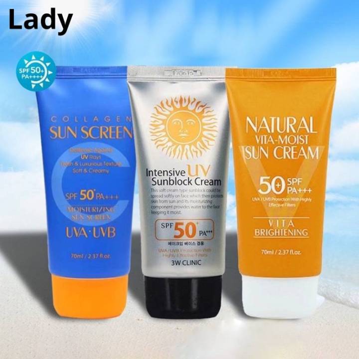 UV Sun Intensive UV Sunblock Cream SPF50+ PA+ SunBlock Cream Sunscreen ...