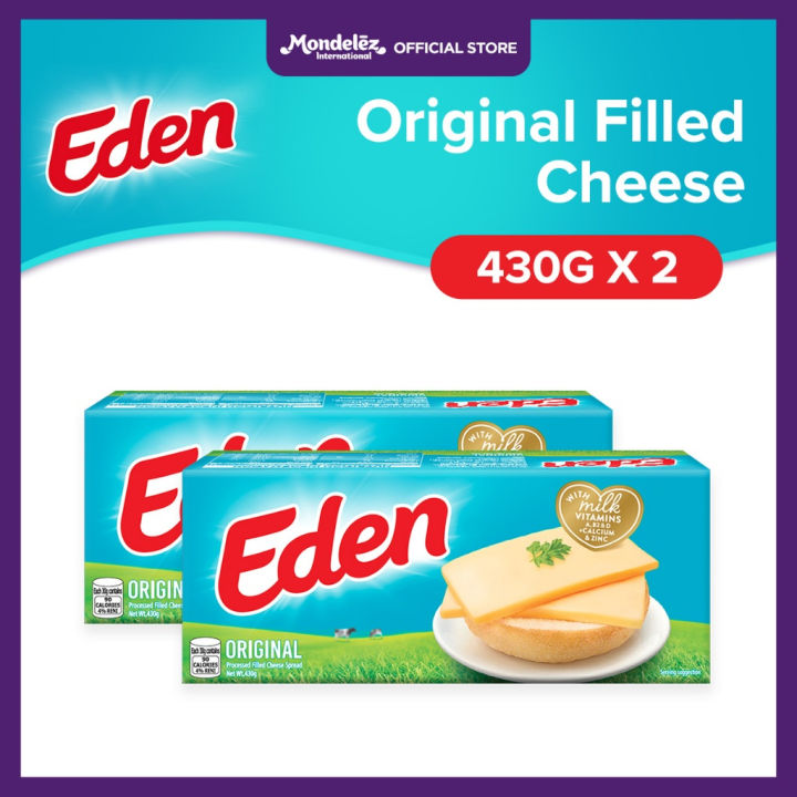 Eden Original - Processed Filled Cheese 430g with Milk Vitamins A B2 ...