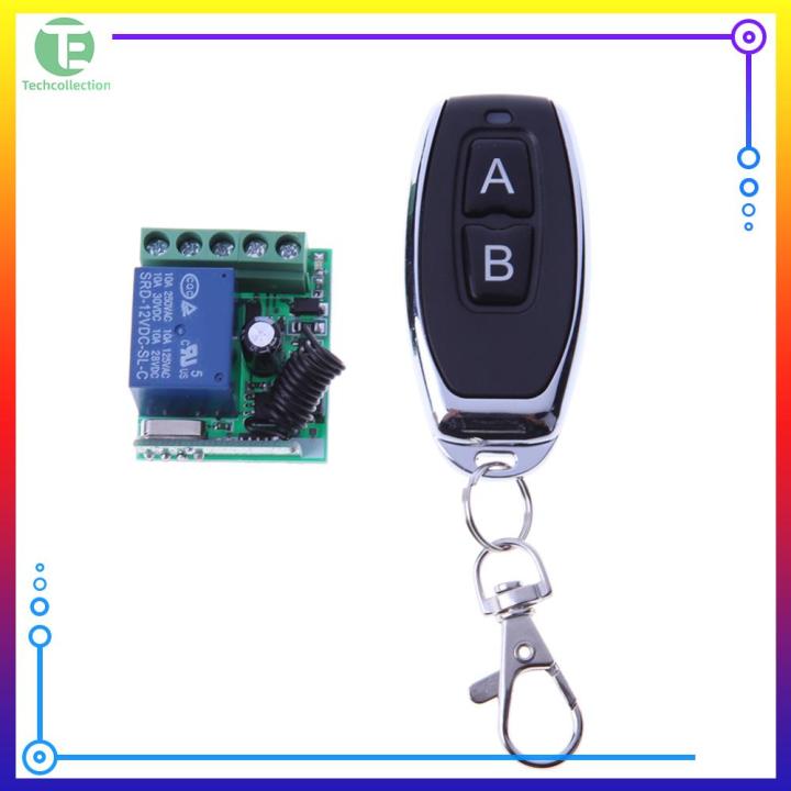 Wireless Remote Control DC12V 1 Channel Relay Remote Switch | Lazada PH