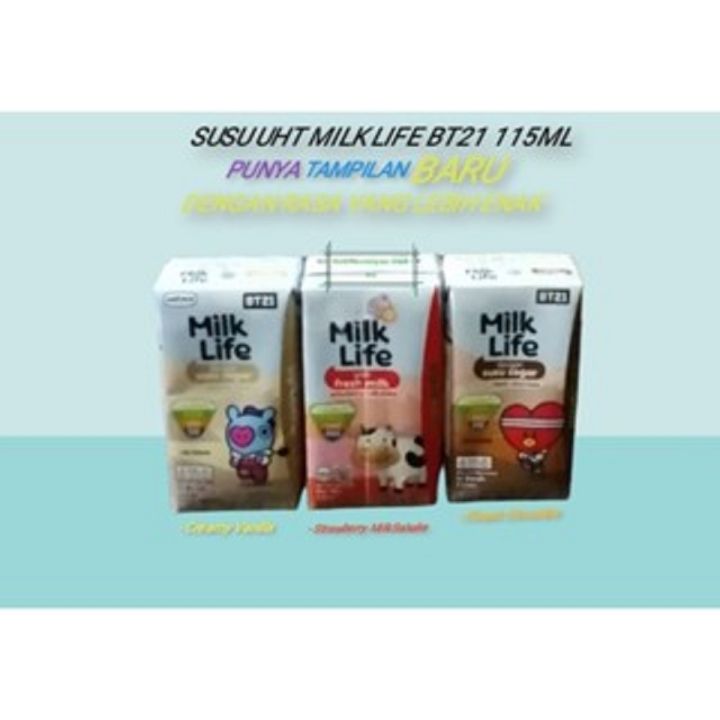 MILK LIFE Susu UHT BT21 115ml 3Pcs | Lazada Indonesia