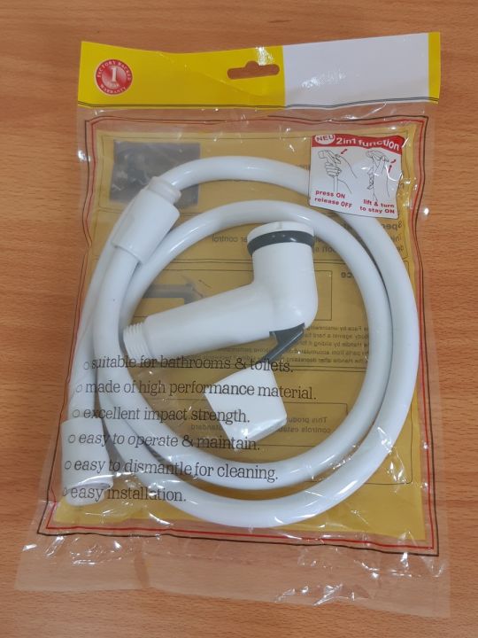 Jet Shower Toilet / Bidet PUTIH TM-001 / Jet Shower Bidet PVC | Lazada ...