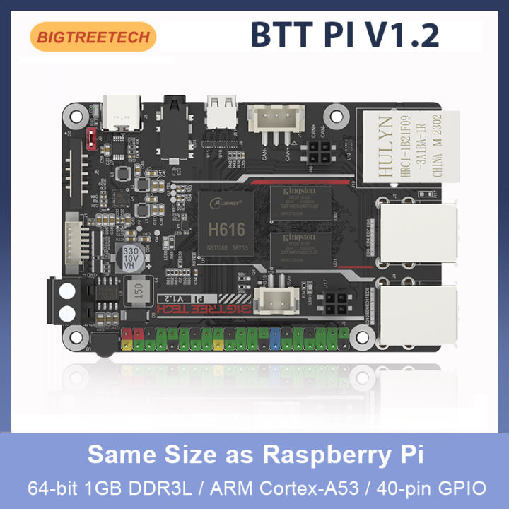 BIGTREETECH BTT PI V1.2 Board Quad Core Cortex-A53 2.4G WiFi 40Pin GPIO ...