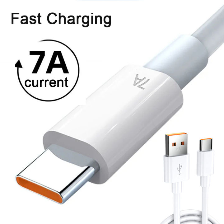 7A Super Fast Charge Type C Data Cable / PVC Fast Charging USB Type C ...