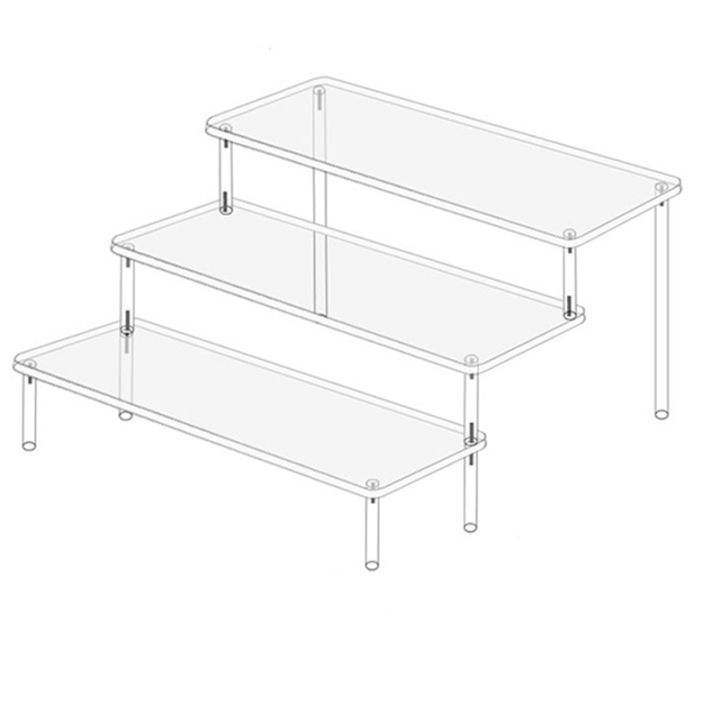 Transparent Acrylic Shelf Stand For Food Display Racks | Lazada PH